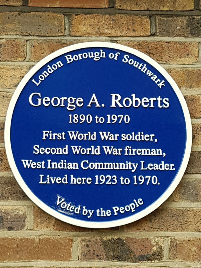 George Arthur Roberts, soldier, firefighter, Londoner and Trinidadian ...